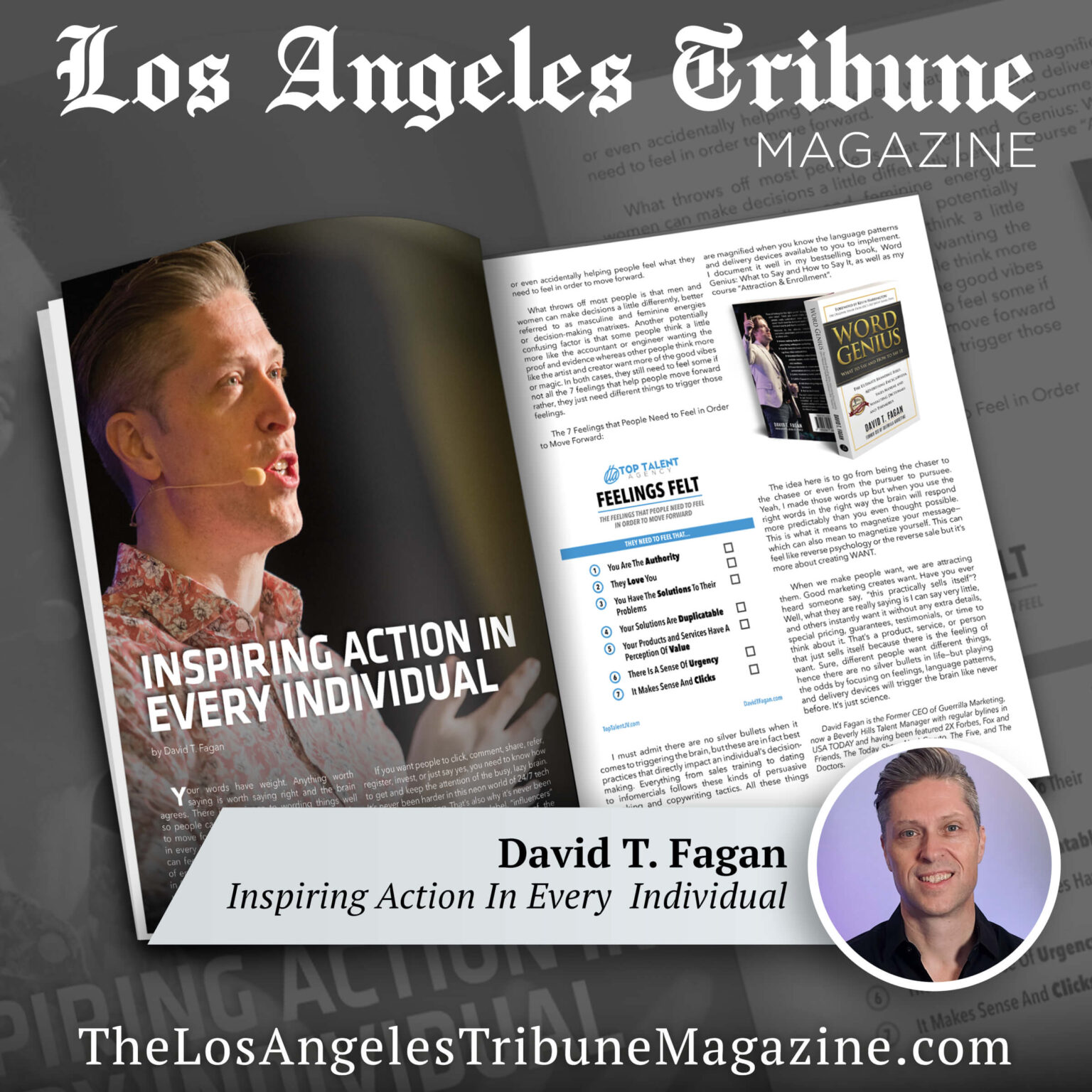 David T Fagan – Speaker • Author • Expert
